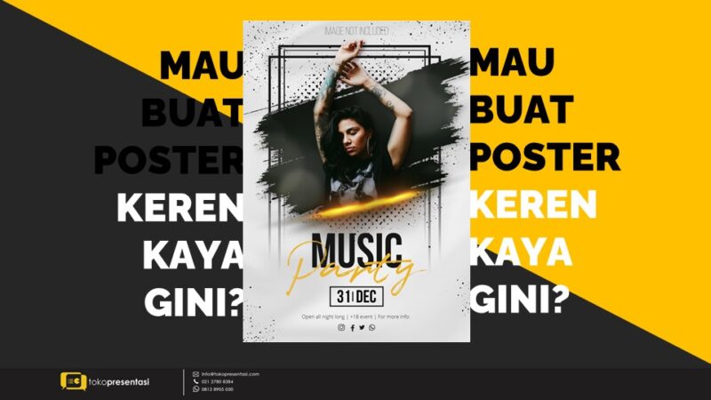 Jasa Pembuatan Desain Poster Untuk Event - Tokopresentasi.com